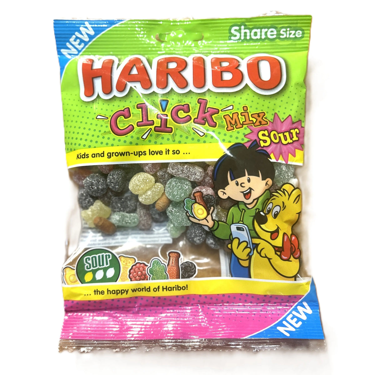 Haribo Click Mix Sour | Imported Sour Gummy Candy (Finland) – Yum At Hart