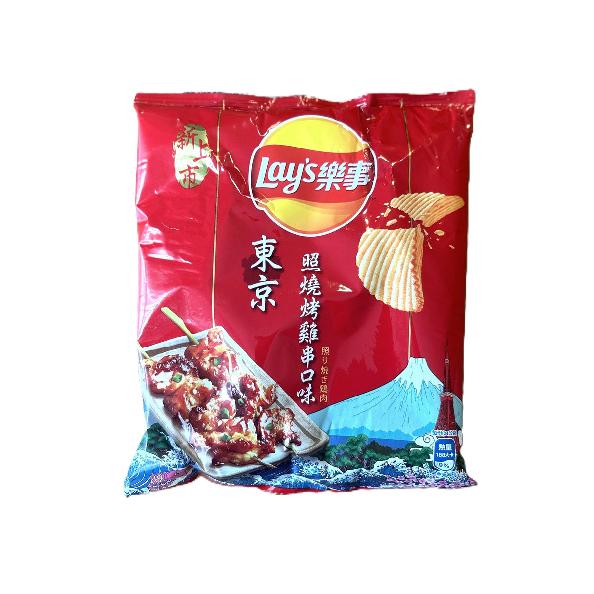 Lay's Tokyo Teriyaki Chicken Chips – 34g Savory Snack (Taiwan) - Yum ...