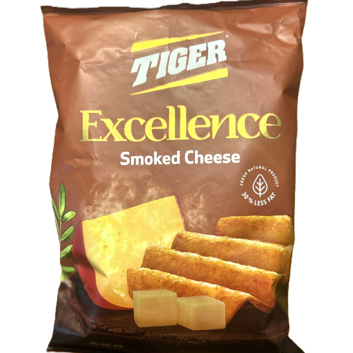 Tiger Excellence Smoked Cheese Chips – Premium Smoked Cheese Flavor Po ...