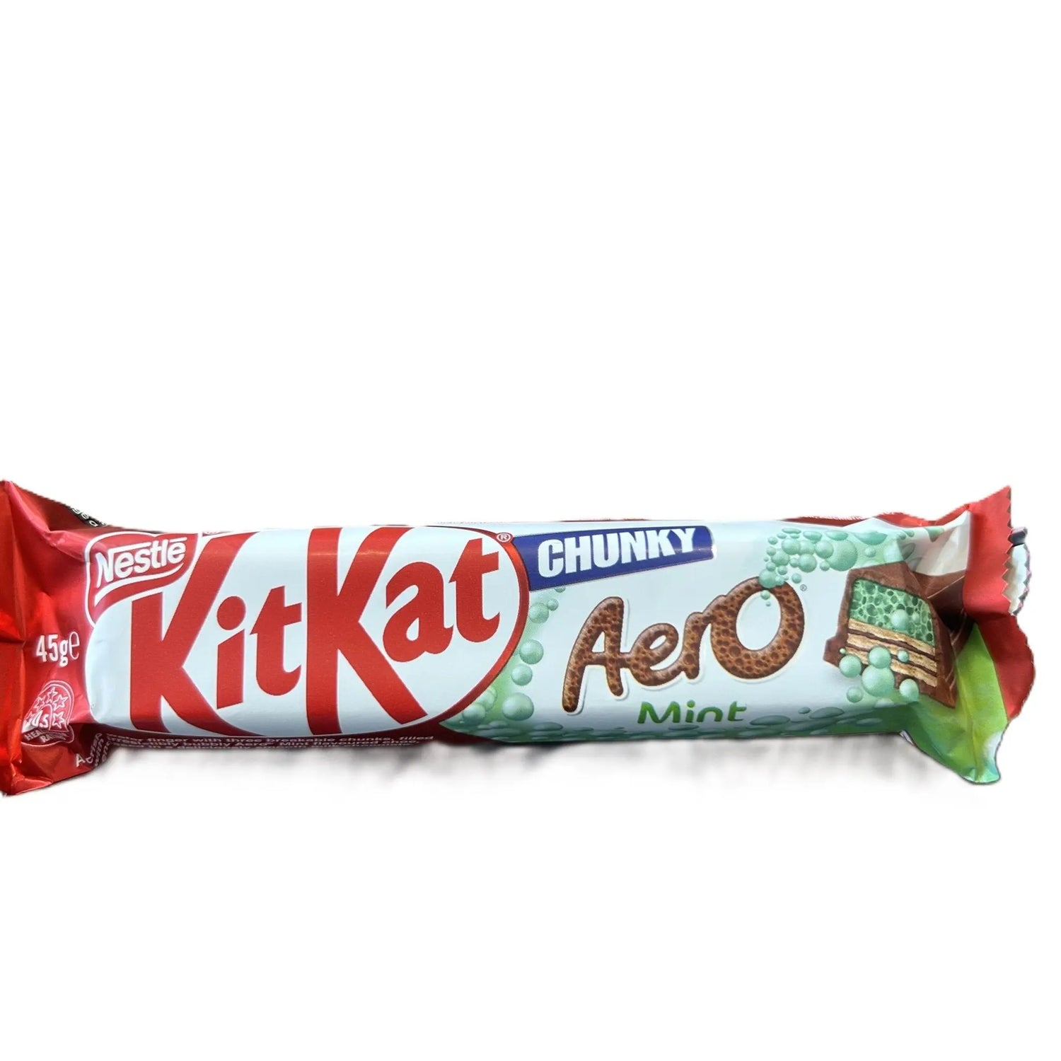Nestle KitKat Chunky Aero Mint 45g (Australia) - Yum At Hart Nestle KitKat Chunky Aero Mint 45g (Australia) - Yum At Hart